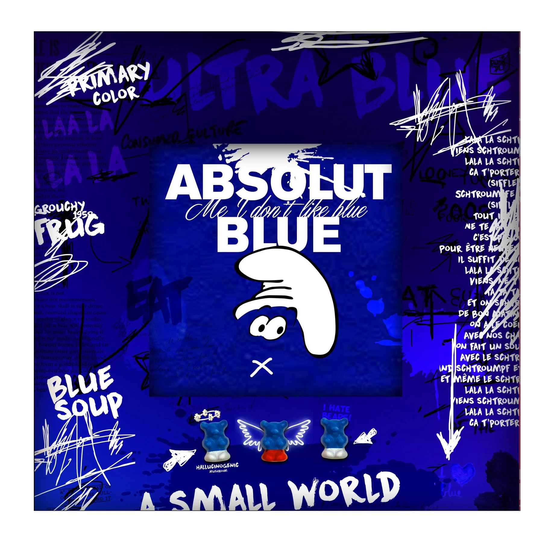 Absolut Blue - Galerie Barrou Planquart
