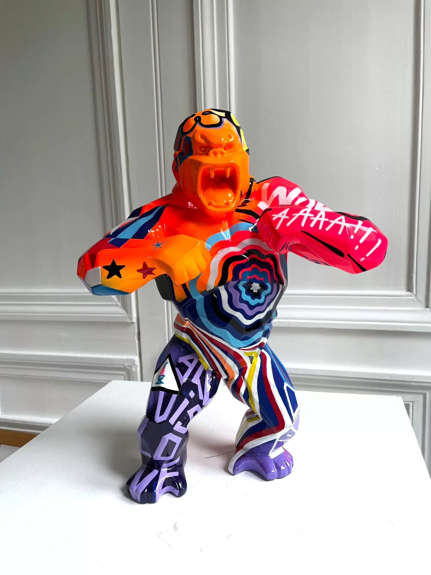 Wild Tagged Kong - Galerie Barrou Planquart